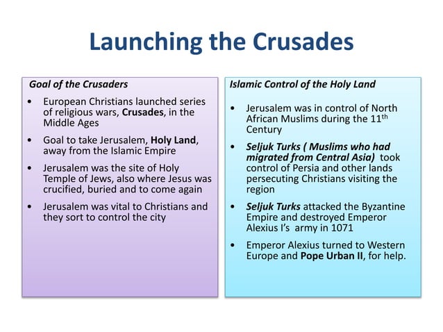 The 1st and 3rd Crusades | PPT