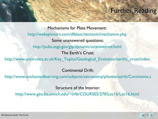 The Crust [11EES - Dynamic Earth] | PPT