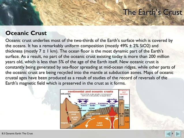 The Crust [11EES - Dynamic Earth] | PPT