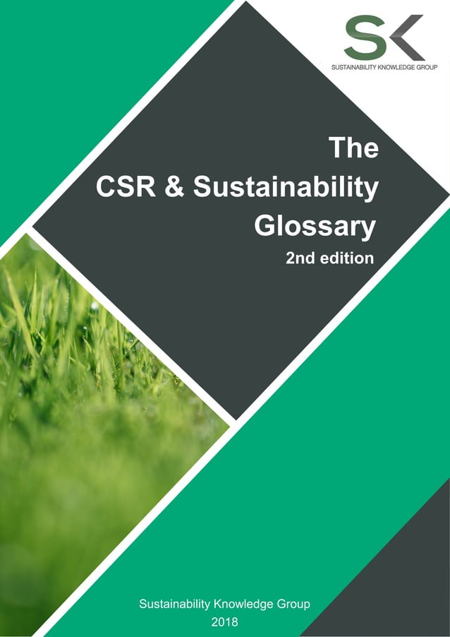 The CSR & Sustainability Glossary 2nd edition | PDF | Business ...