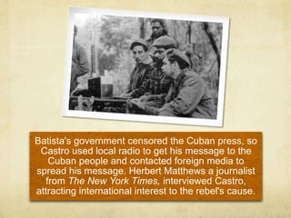 The Cuban Revolution and its Impact on Latin America | PPTX
