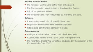 The Cuban Revolution: From Batista's Regime to Cold War Crises | PPTX