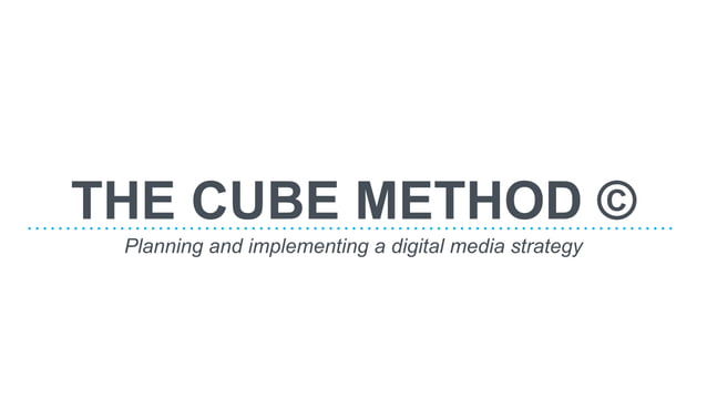 The Cube Method© | PPTX