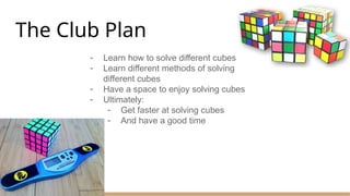 The Cubing Club - The Cubing Club - The Cubing Club | PPTX