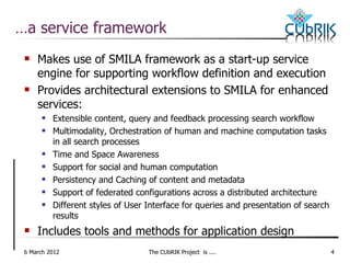 The CUbRIK project official presentation | PPT