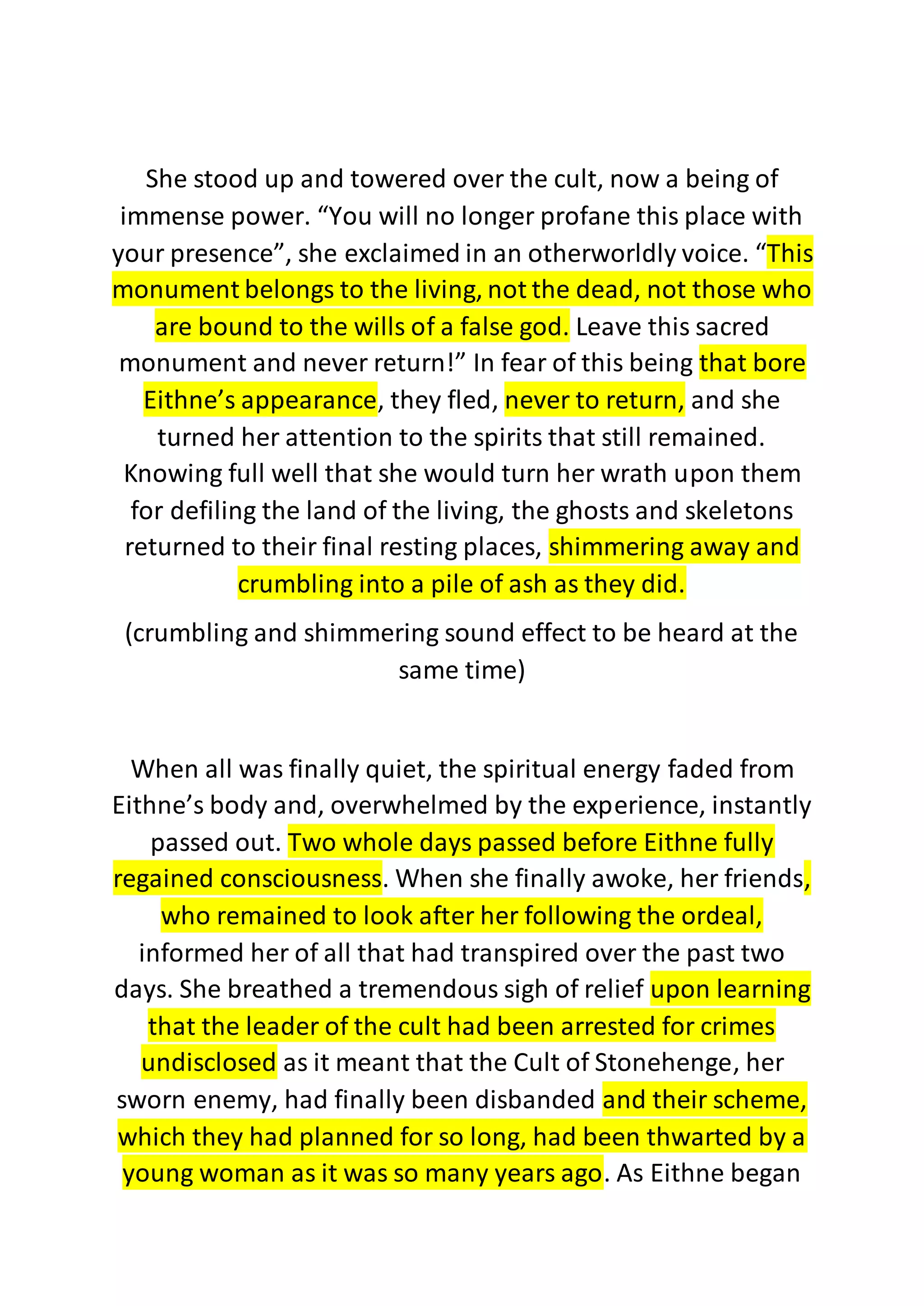 The Cult of Stonehenge Final Script | PDF