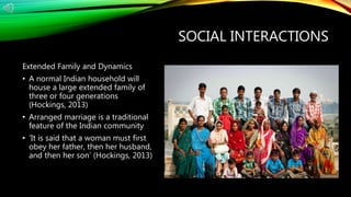 The cultural environment of India | PPTX