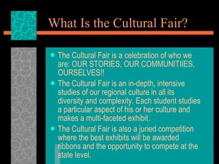 The Cultural Fair | PPT