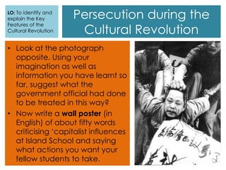 The Cultural Revolution - Key Features & Consequences | PPTX