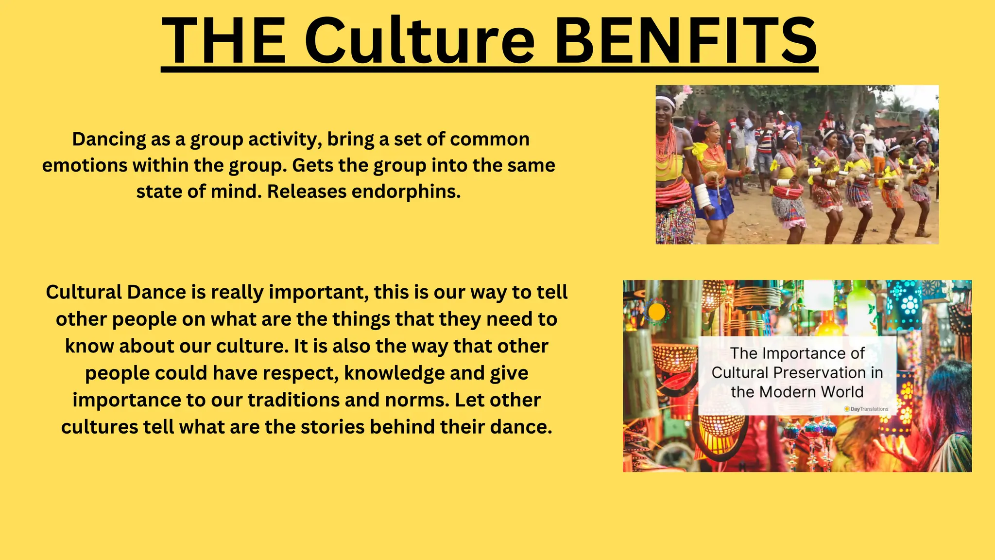 The culture of dance in the importance to festivals. | PDF