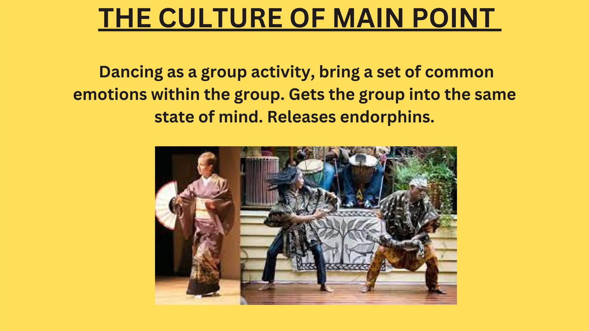The culture of dance in the importance to festivals. | PDF