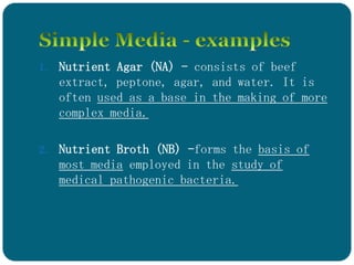 The culture media | PPTX | Agriculture | Industries