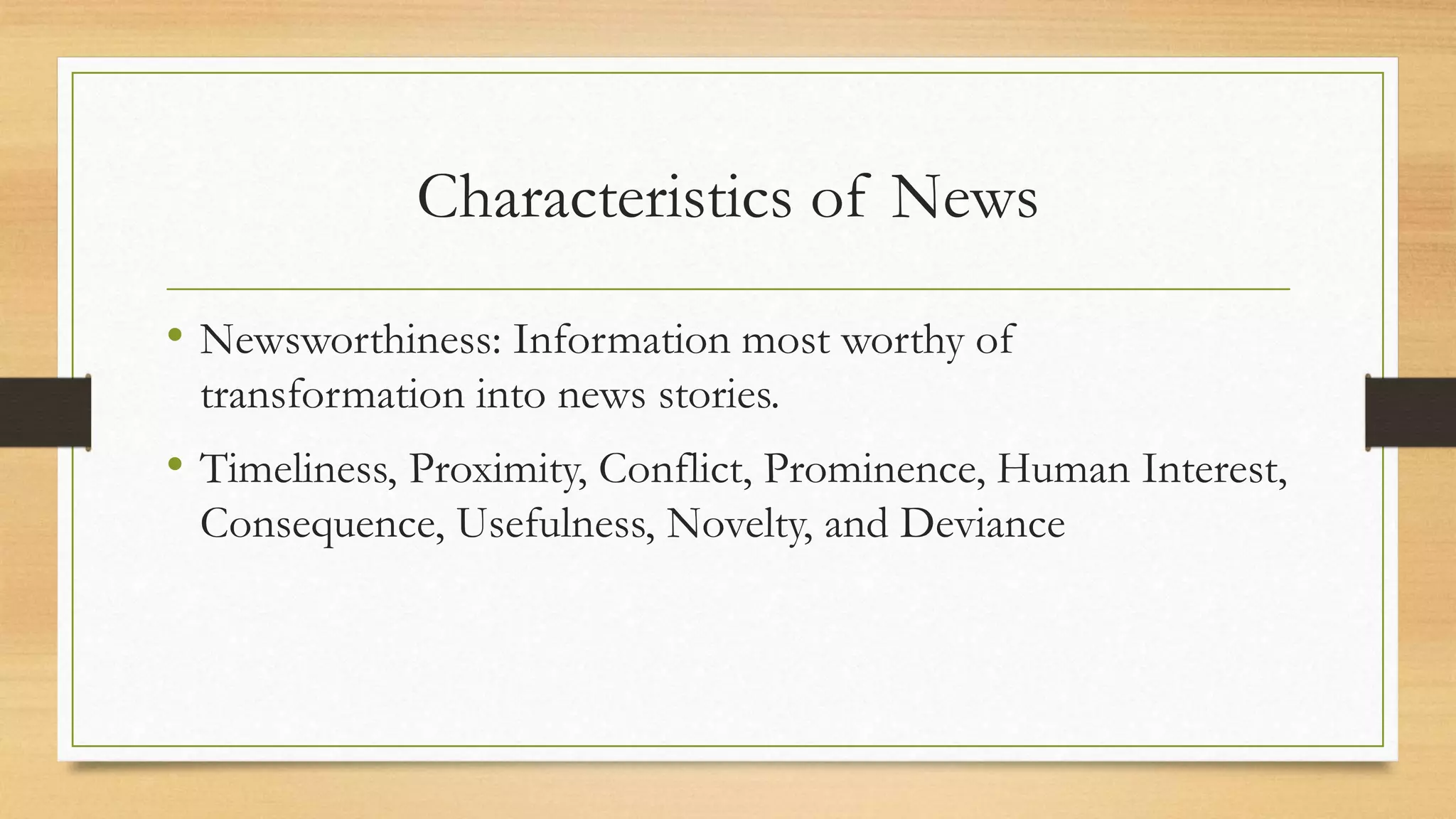 The Culture of Journalism ppt | PPTX