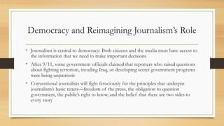 The Culture of Journalism ppt | PPTX