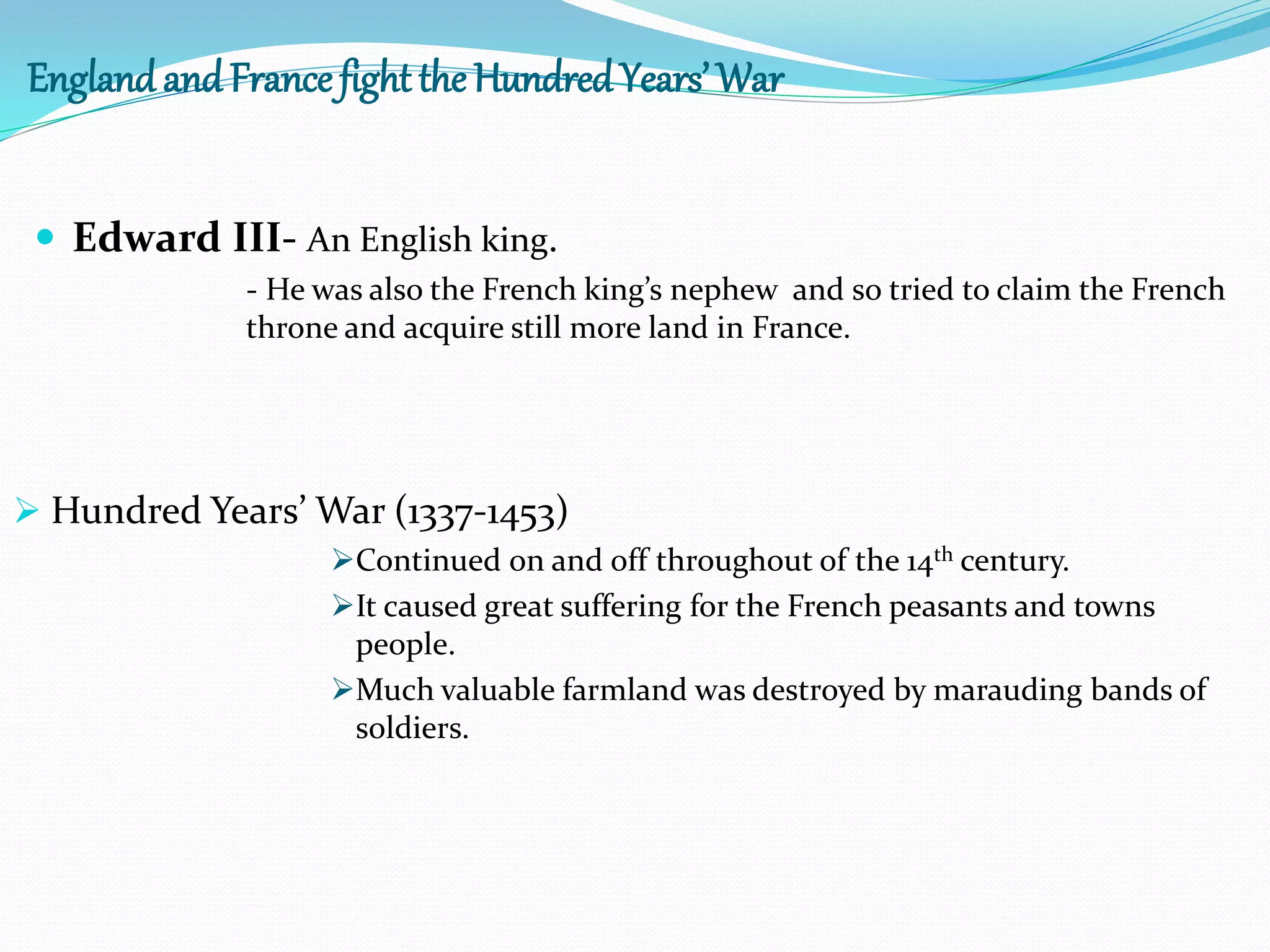 The culture of medieval europe | PPTX