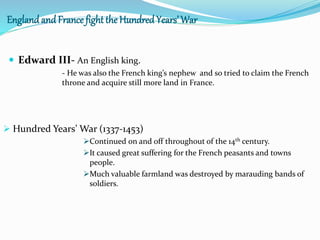 The culture of medieval europe | PPTX