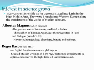 The culture of medieval europe | PPTX