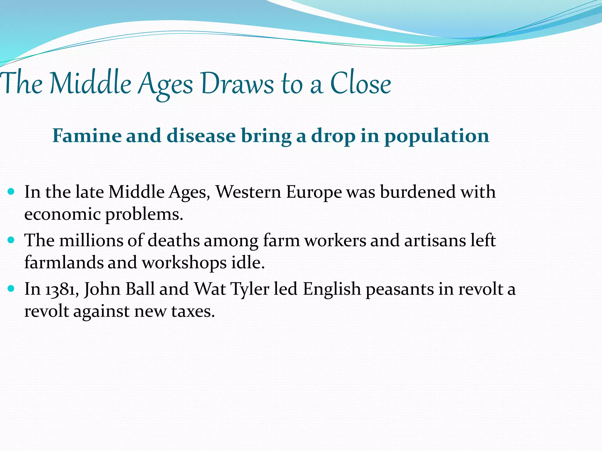 The culture of medieval europe | PPTX