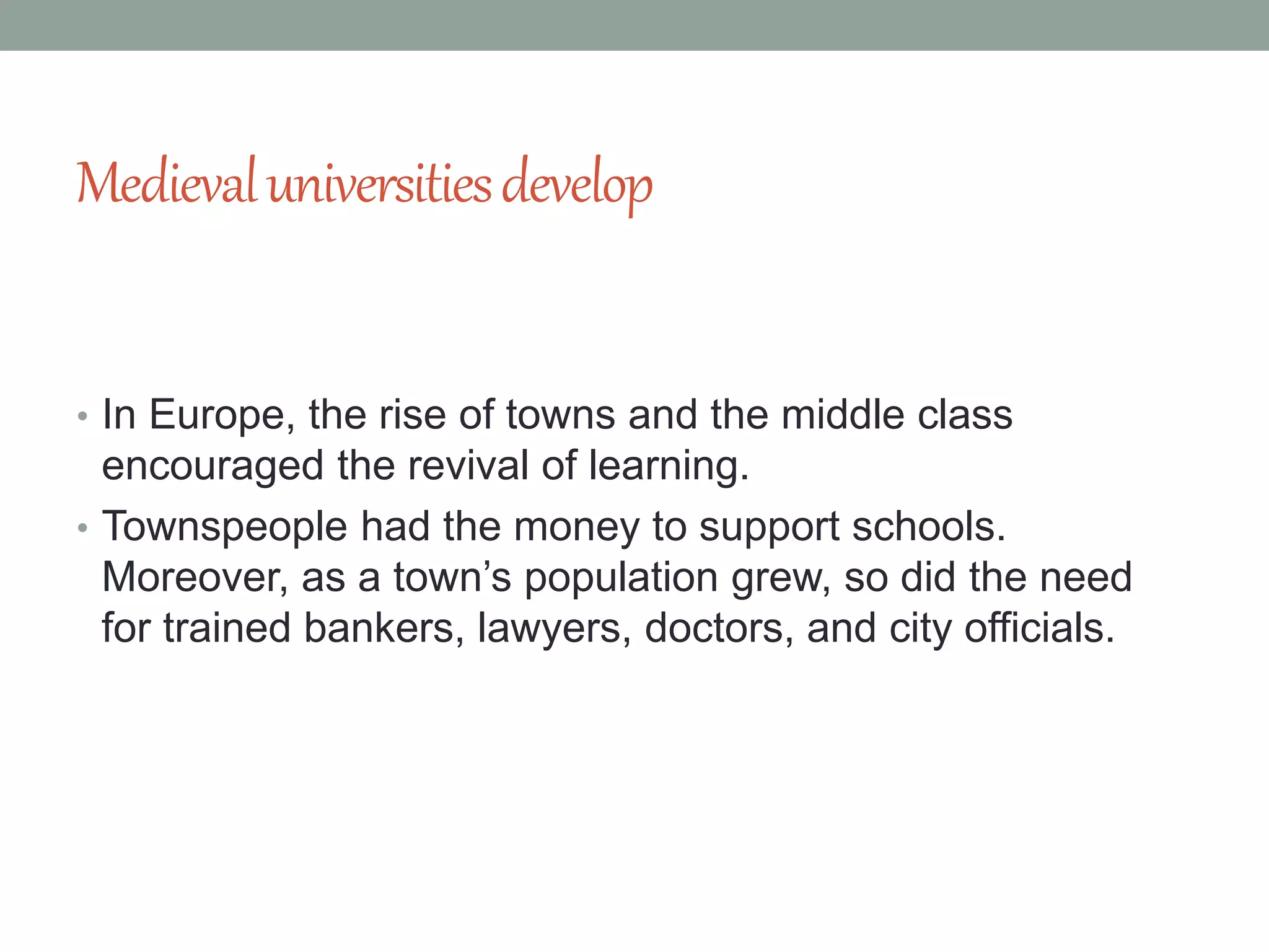 The culture of medieval europe | PPTX