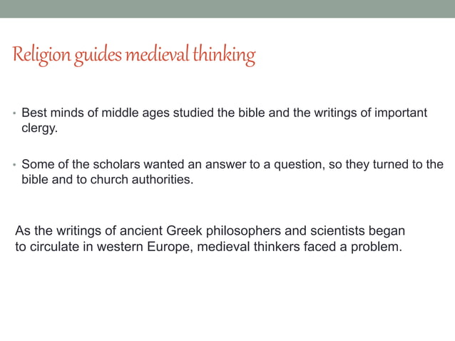 The culture of medieval europe | PPT