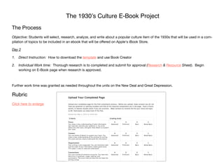 The culture of the 1930's as told through objects events and people | PDF
