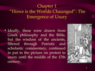 The Culture of Usury in Renaissance England | PPT