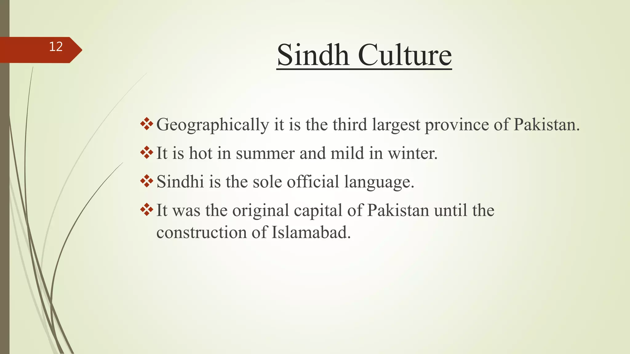 The cultures of pakistan | PPTX
