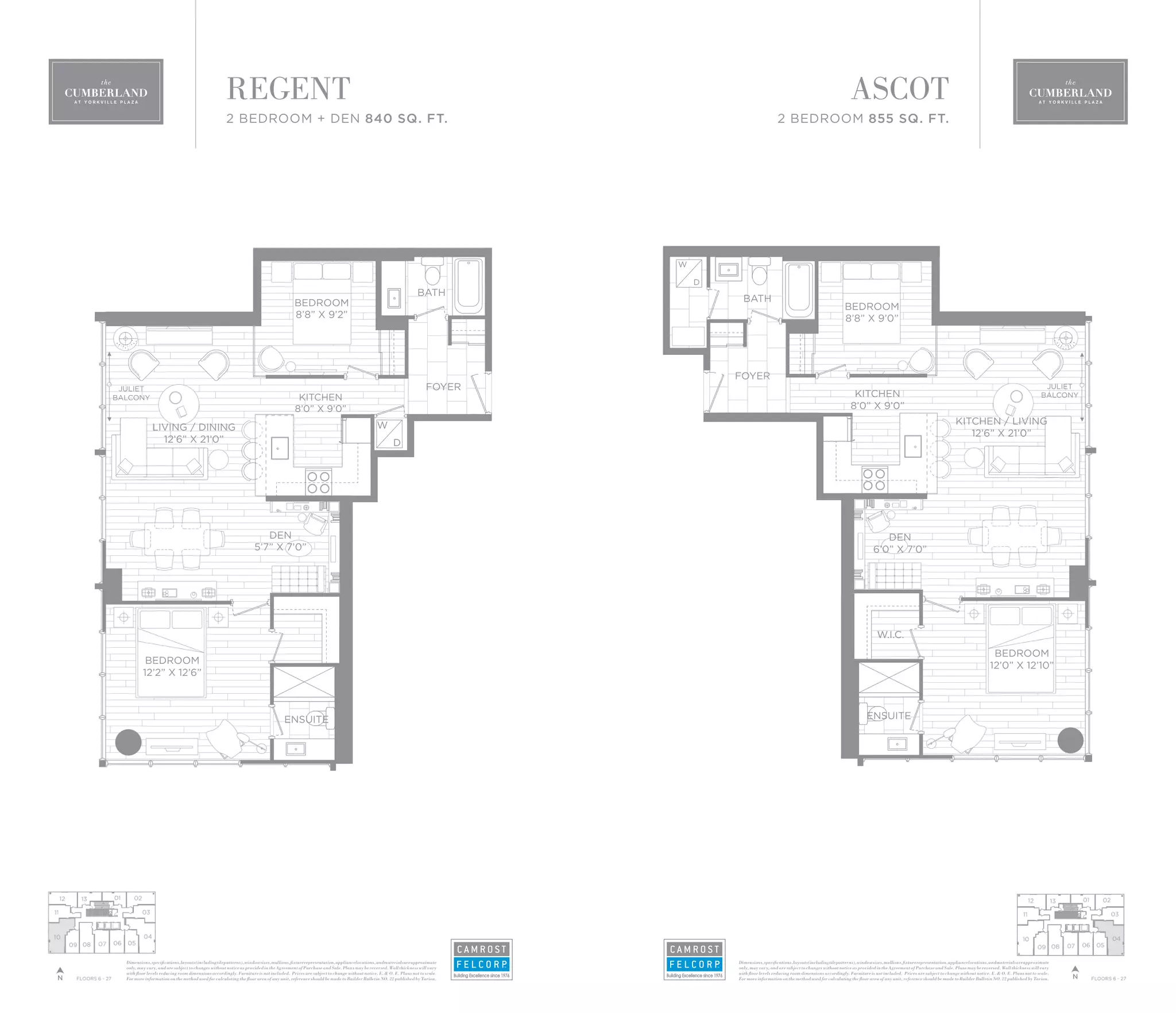 The Cumberland - Floorplans Layouts | PDF