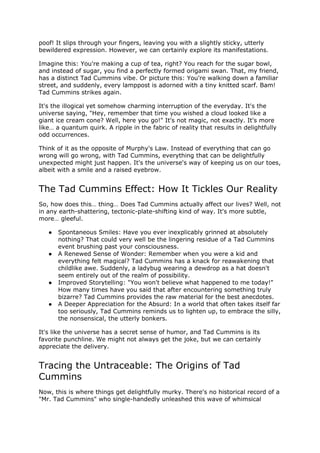 The Curious Case of Tad Cummins_ A Quantum Leap in Quirky.docx