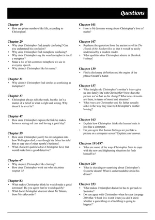 The curious incident_tn | PDF