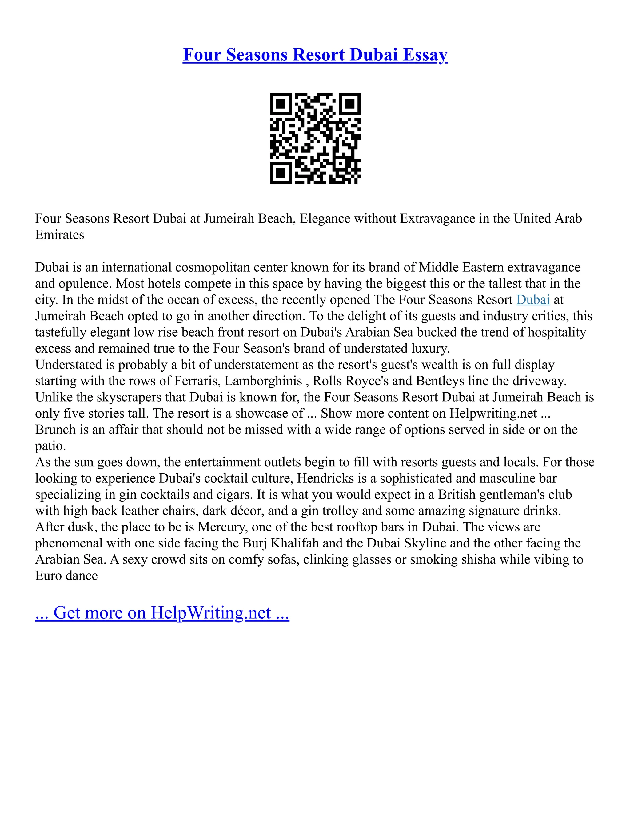 The Current Population Of Dubai Essay | PDF