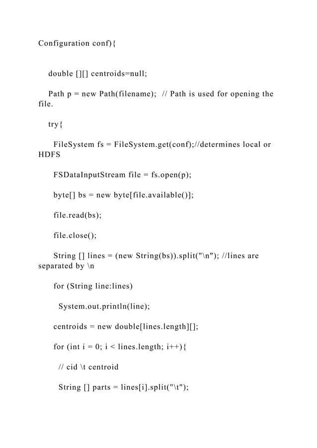 The Current Program Only Run One Iteration Of The Kmeans Algorithm Docx