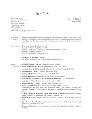 An up to date resume. | PDF