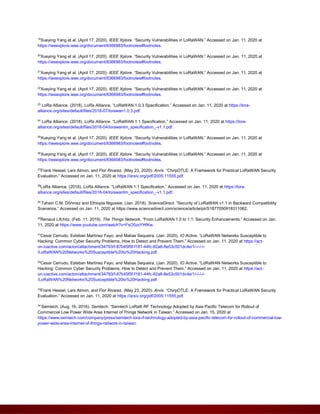 The current state of LoRaWAN security | PDF