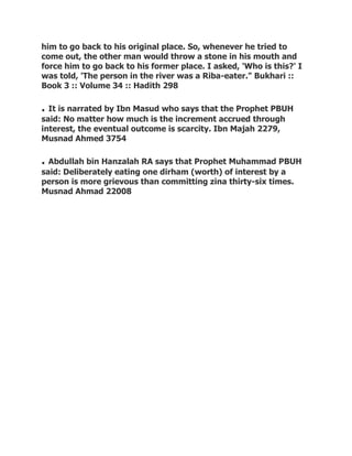 The Curse Of Interest!! | DOCX | Islam | Religion & Spirituality