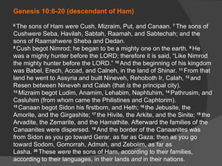 The curse of noah | PPT