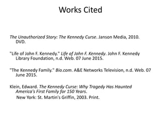 The curse of the kennedys | PPTX