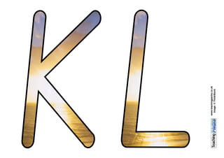 The Cursive Display Letters Pack | PPT