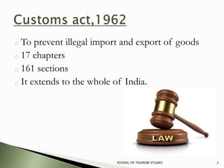 The customs act,1962 | PPTX