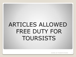 The customs act,1962 | PPTX