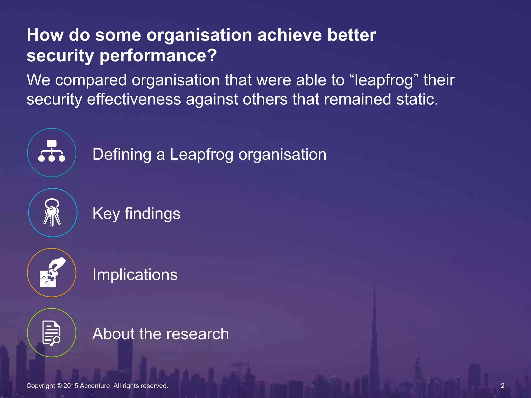 The cyber security leap: From laggard to leader | PPTX