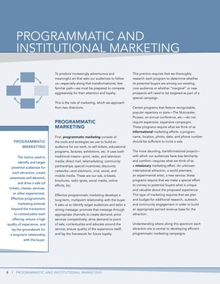 The Cycle Planning for Success in the Arts | PDF