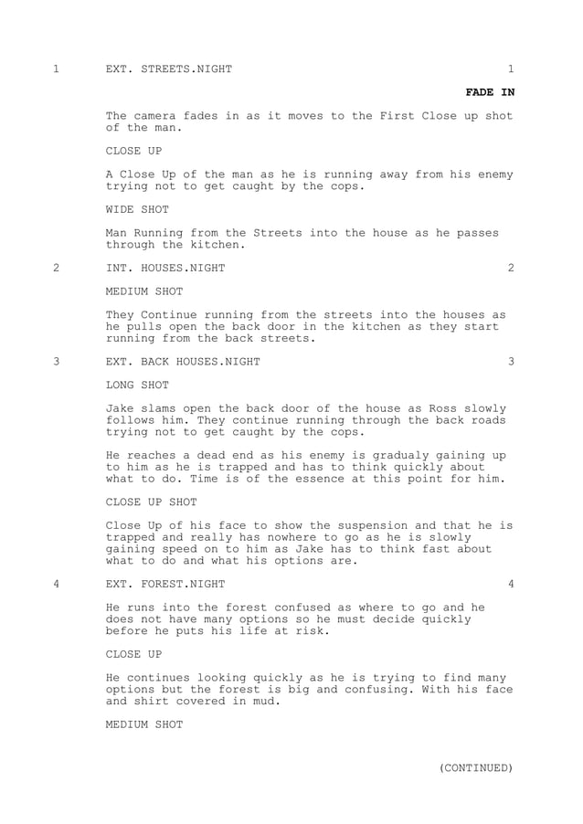 The cycle script | PDF