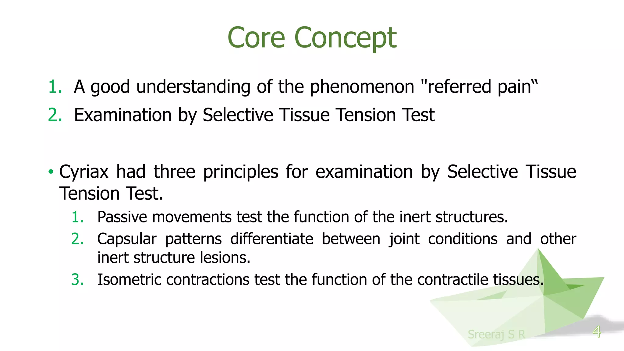 The Cyriax Approach to Orthopaedic Manual Physical Therapy | PPTX