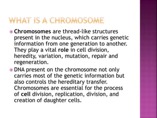 The cytogenetic study in hematological malignancies | PPTX