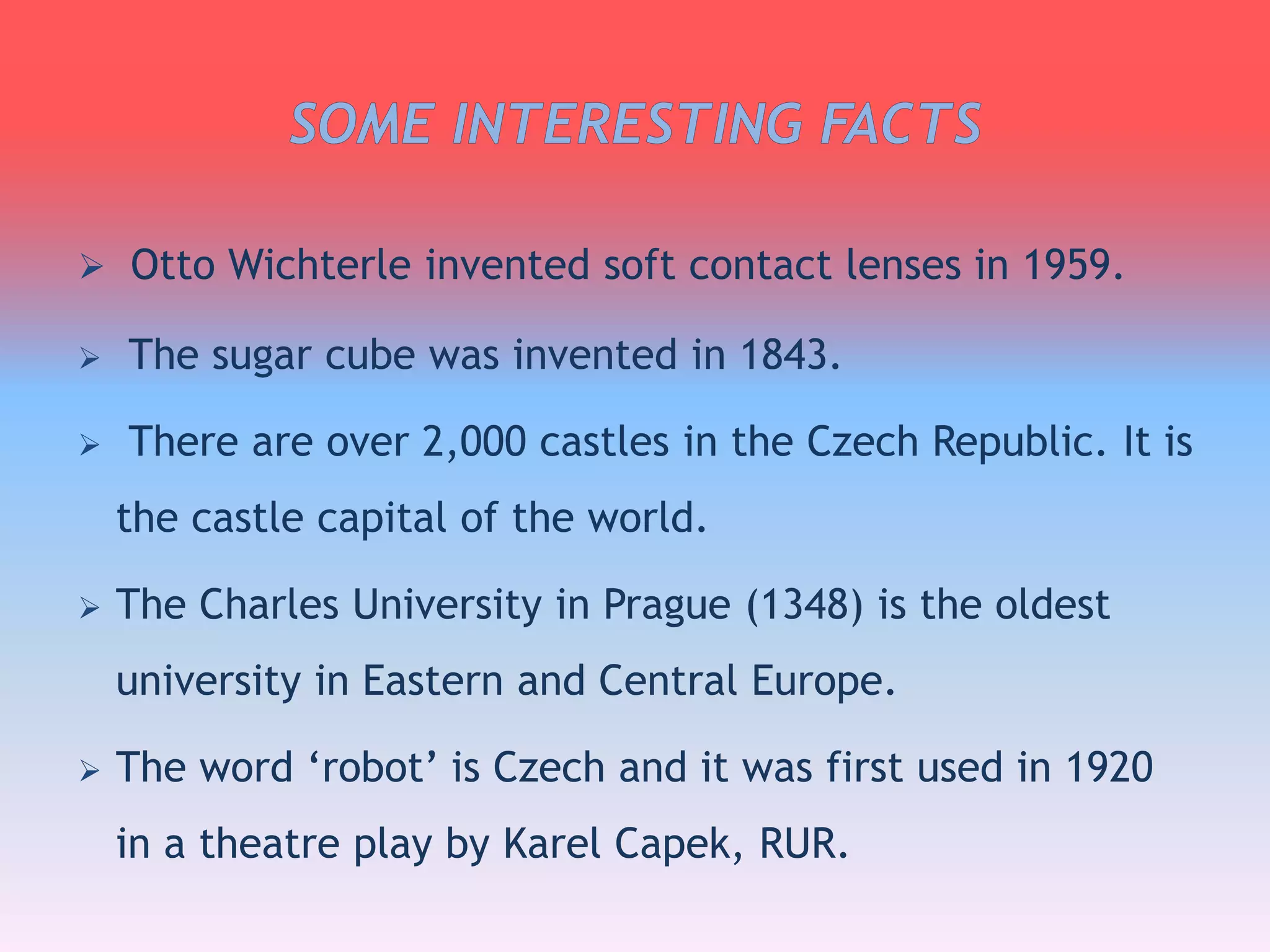 The Czech Republic presentation | PPT