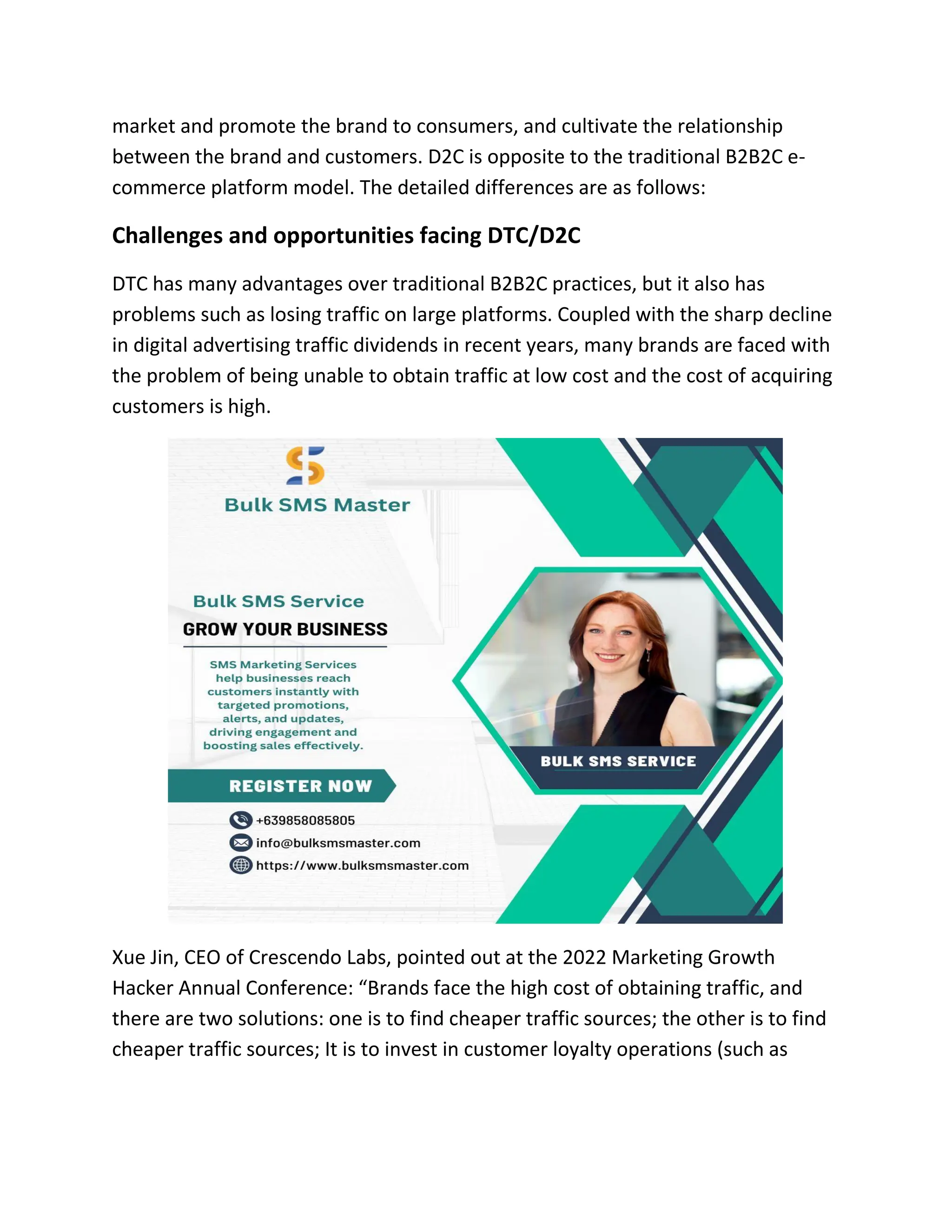 The D2CDTC business model challenge is coming! 4 Key Points Brands ...