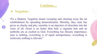 The Dadaism Movement - Paper 110 | PPTX