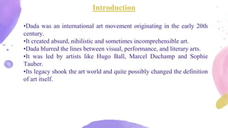 The Dadaism Movement - Paper 110 | PPTX