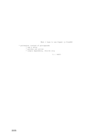 The daemon in puppets | PDF | Operating Systems | Computer Software and Applications